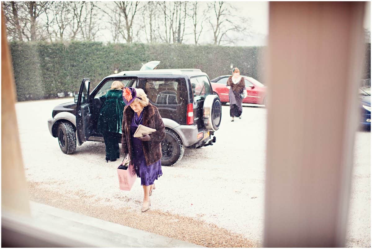 A Snowy Wedding at Spring Grove House, Bewdley