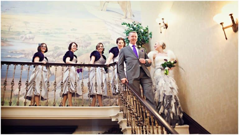 A Snowy Wedding at Spring Grove House, Bewdley