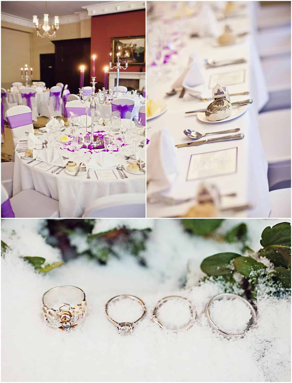 A Snowy Wedding at Spring Grove House, Bewdley